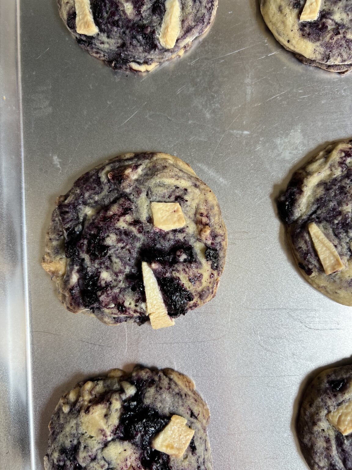 Lemon Blueberry White Chocolate Chunk Cookies - Megan Sheley Wellness